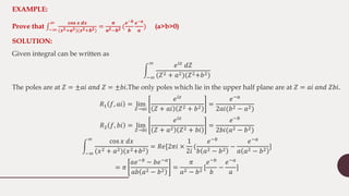 Contour integration and Mittag Leffler theorem | PPTX