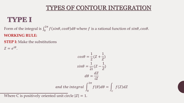 Contour integration and Mittag Leffler theorem | PPTX | Physics | Science