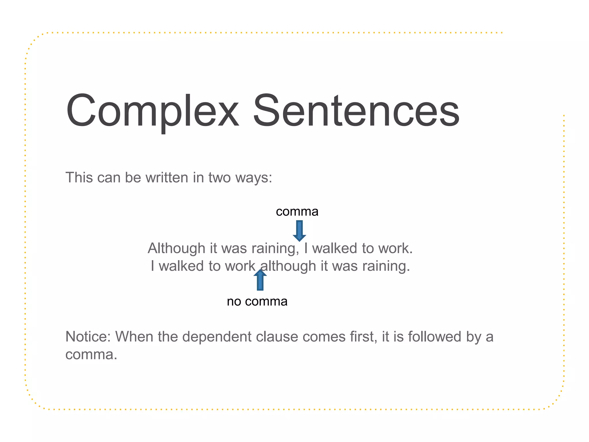 Complex and Compound-Complex Sentences | PPTX