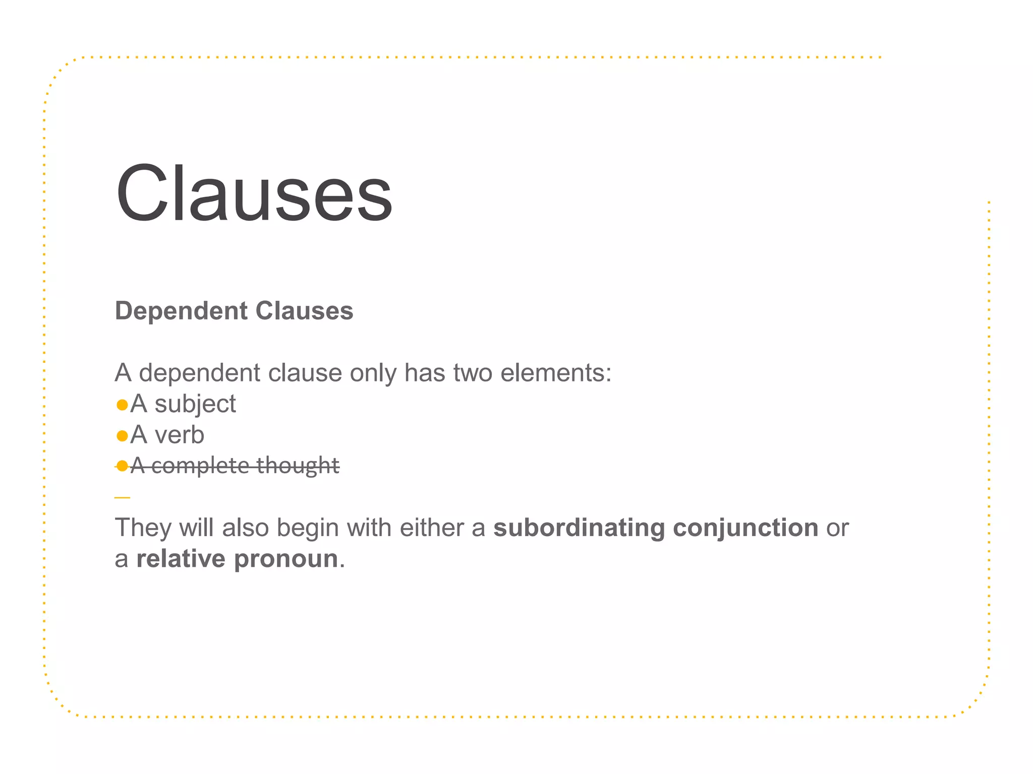 Complex and Compound-Complex Sentences | PPTX