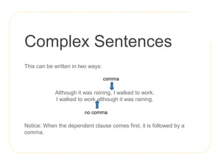 Complex and Compound-Complex Sentences | PPTX