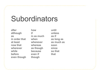 Complex and Compound-Complex Sentences | PPTX