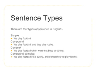 Complex and Compound-Complex Sentences | PPTX