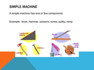 Complex and simple machines | PPT