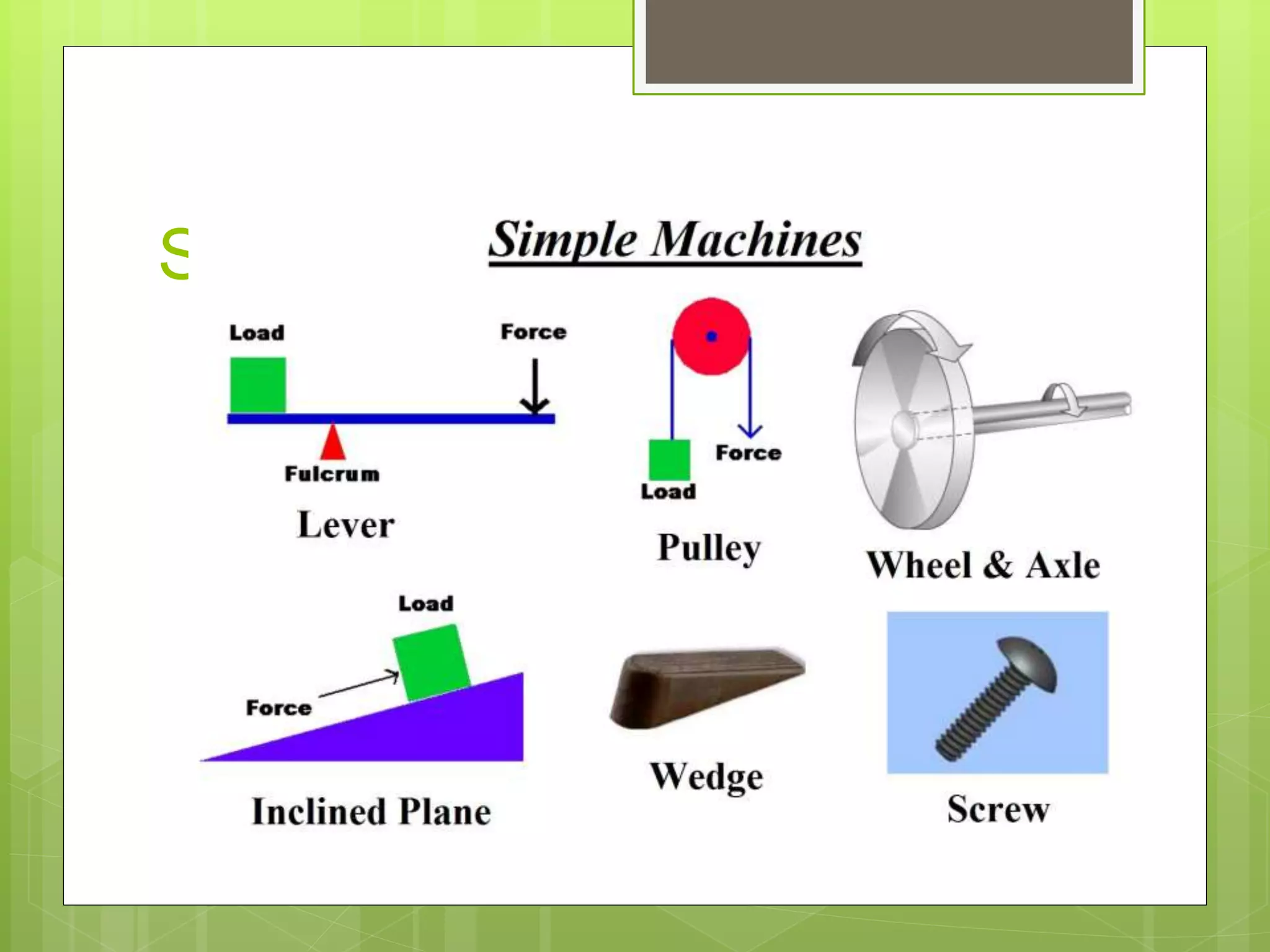Complex and simple machines | PPTX