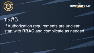 Complex architectures for authentication and authorization on AWS | PPTX | Cloud Computing ...