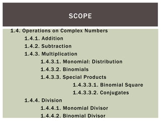 Complex arithmetic | PPT