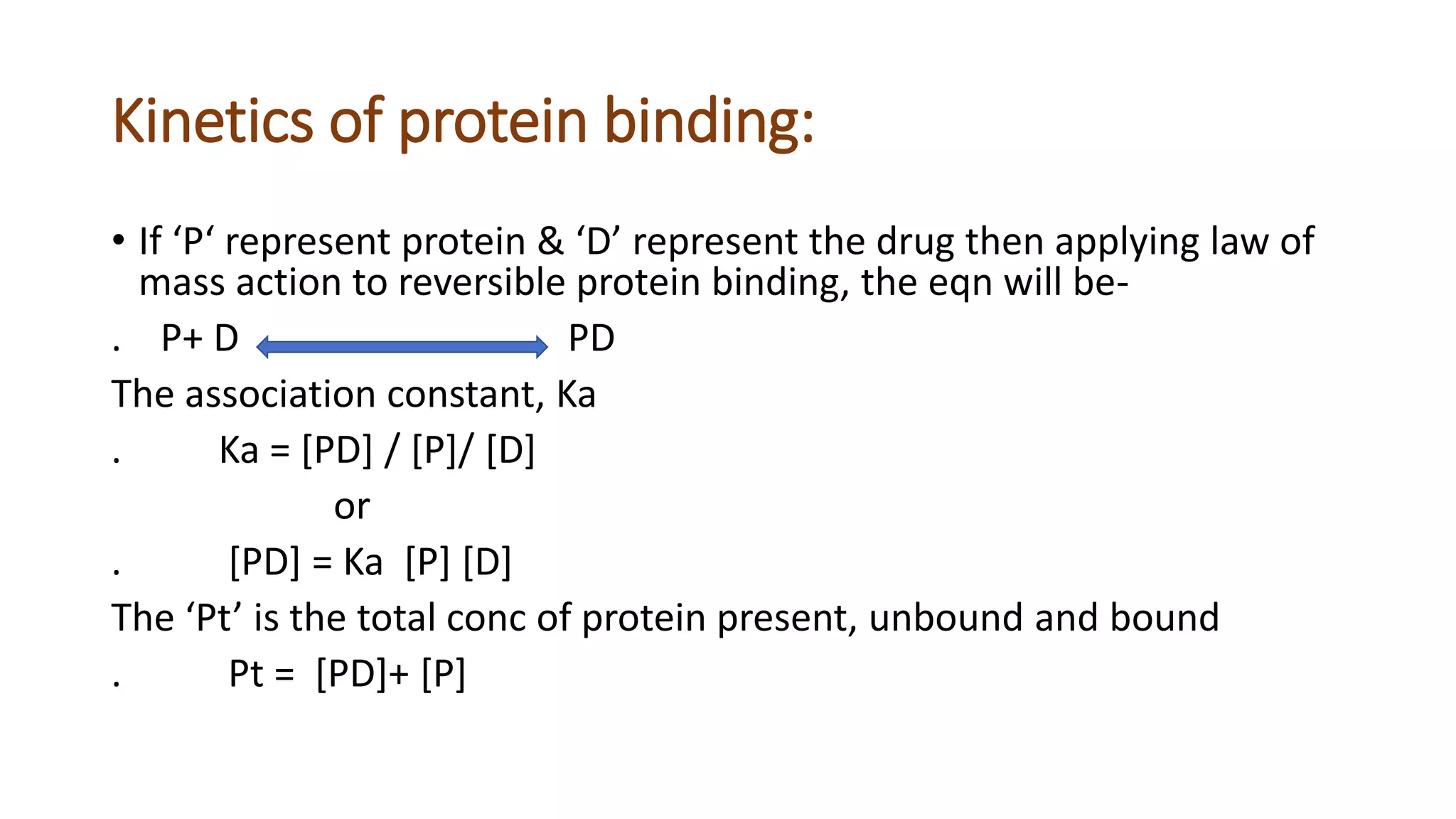 Complexation and protein binding | PPTX