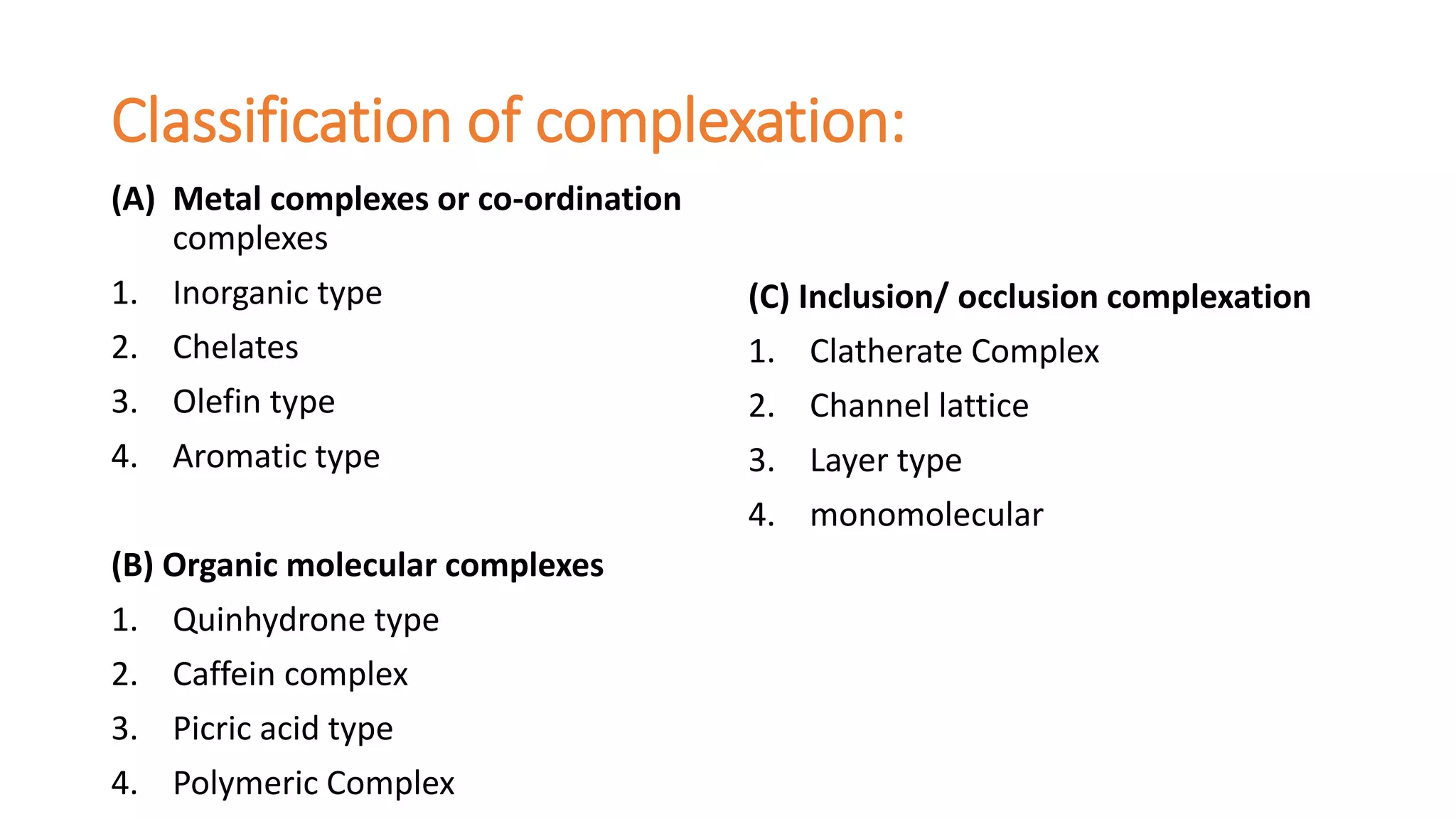 Complexation and protein binding | PPTX