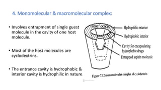 Complexation and protein binding | PPTX