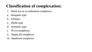 Complexation and Protein Binding [Part-1] (Introduction and ...