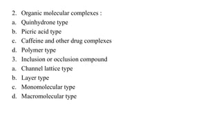 Complexation and Protein Binding [Part-1] (Introduction and ...