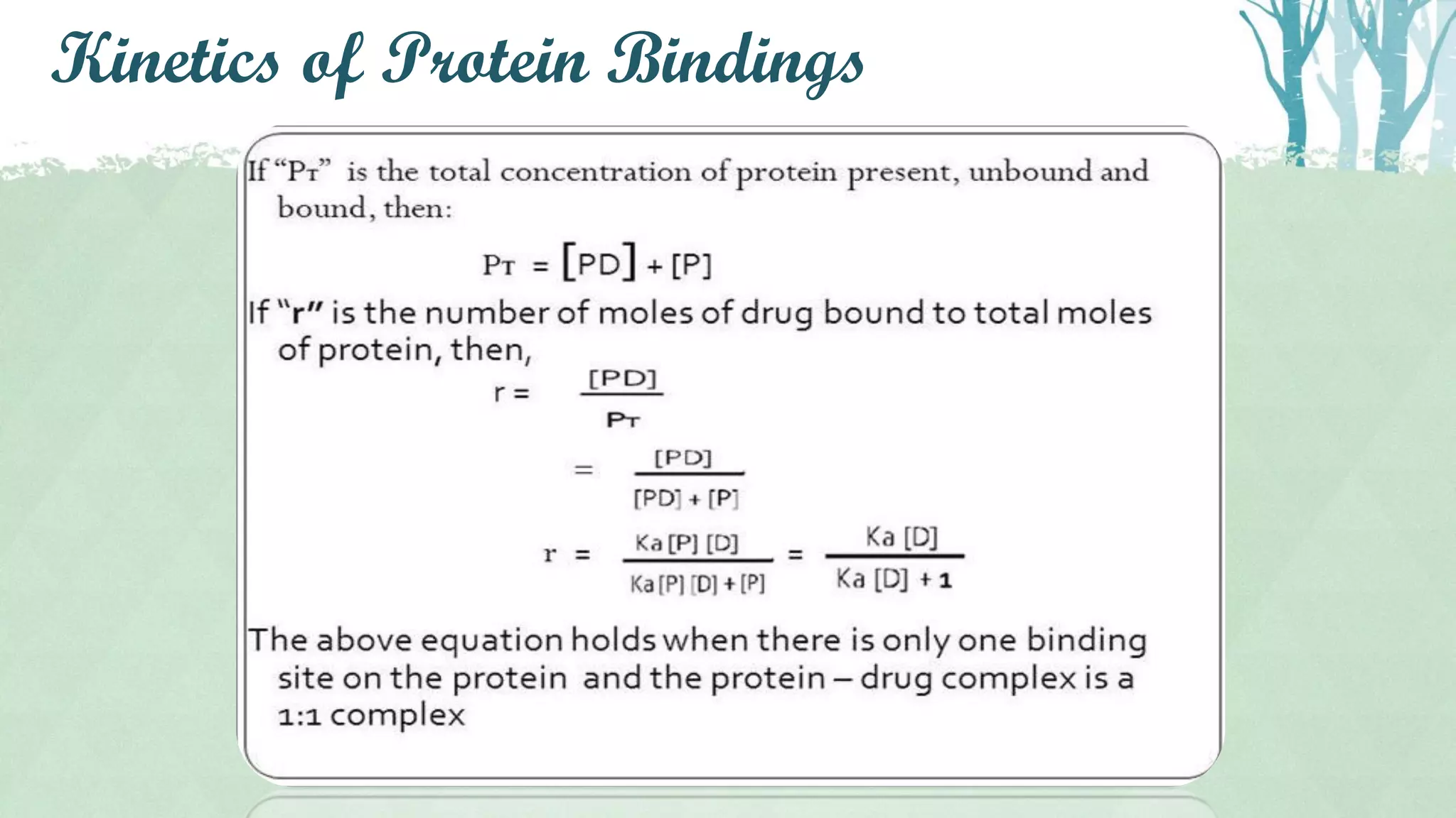 Complexation and protein binding | PDF