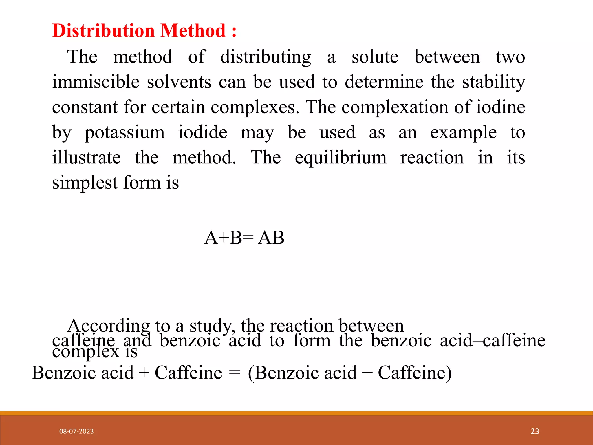 COMPLEXATION AND PROTEIN BINDING | PPTX