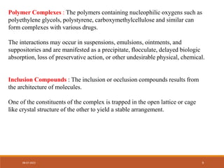COMPLEXATION AND PROTEIN BINDING | PPTX