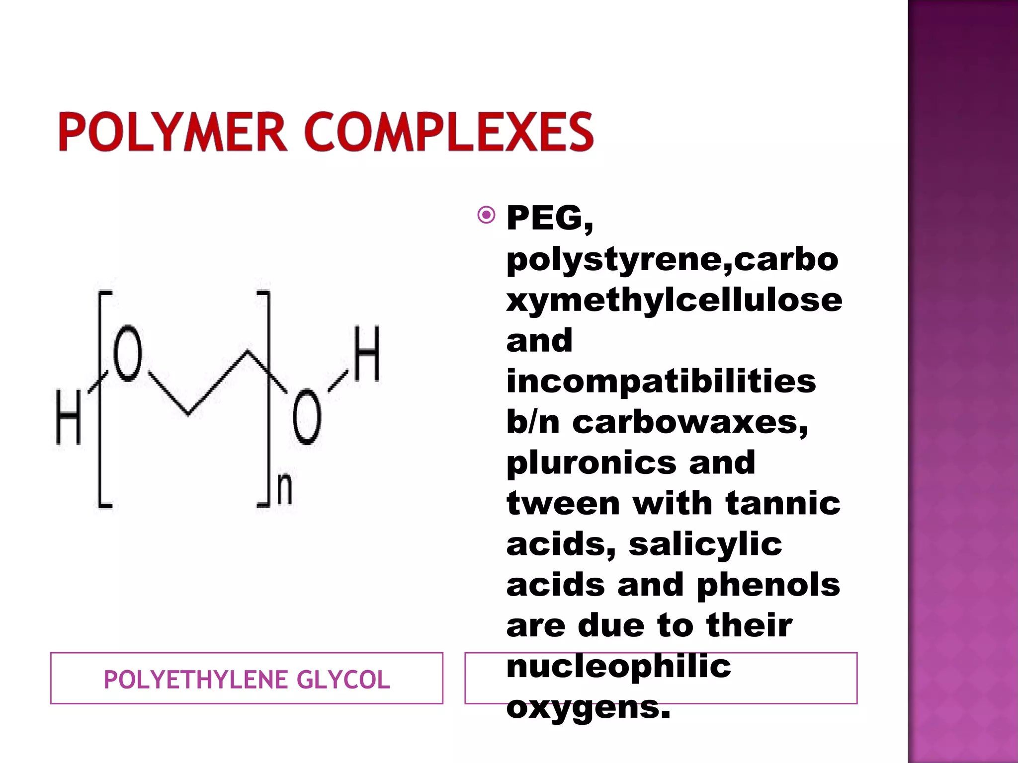Complexation and protein binding | PPT