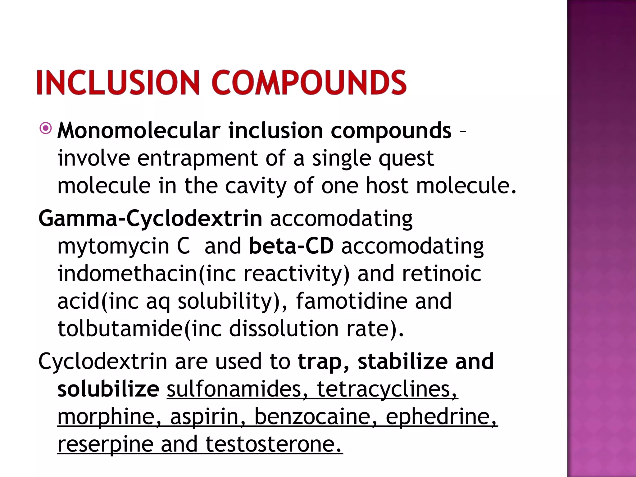 Complexation and protein binding | PPT