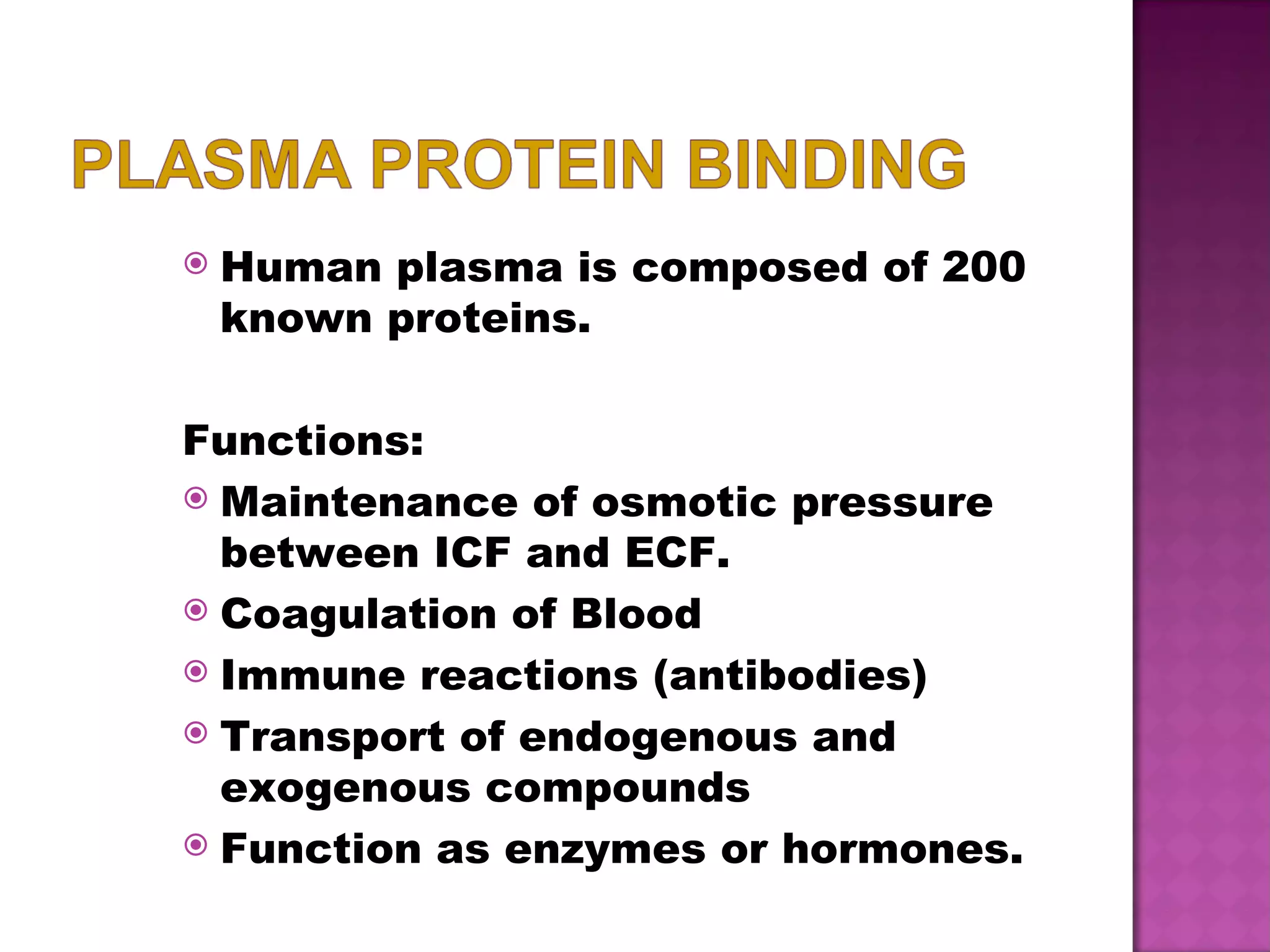 Complexation and protein binding | PPT
