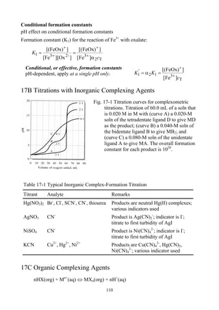 Complexation reaction and titrations | PDF | Chemistry | Science