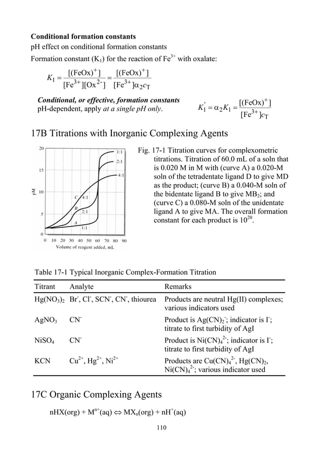 Complexation reaction and titrations | PDF | Chemistry | Science