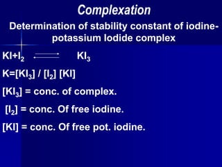 complexation.ppt | Chemistry | Science