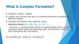 Complexation titration (1) (1) | PPTX