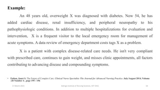 Complex Care Management by Nursing Personnel | PPTX