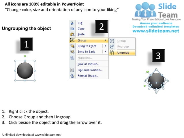 Complex clustering 2 d powerpoint slides and ppt diagram templates | PDF