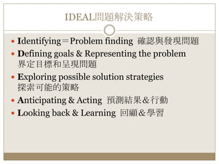 Complex cognitive processes | PPTX