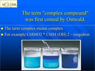 Complex Compunds.ppt | Chemistry | Science