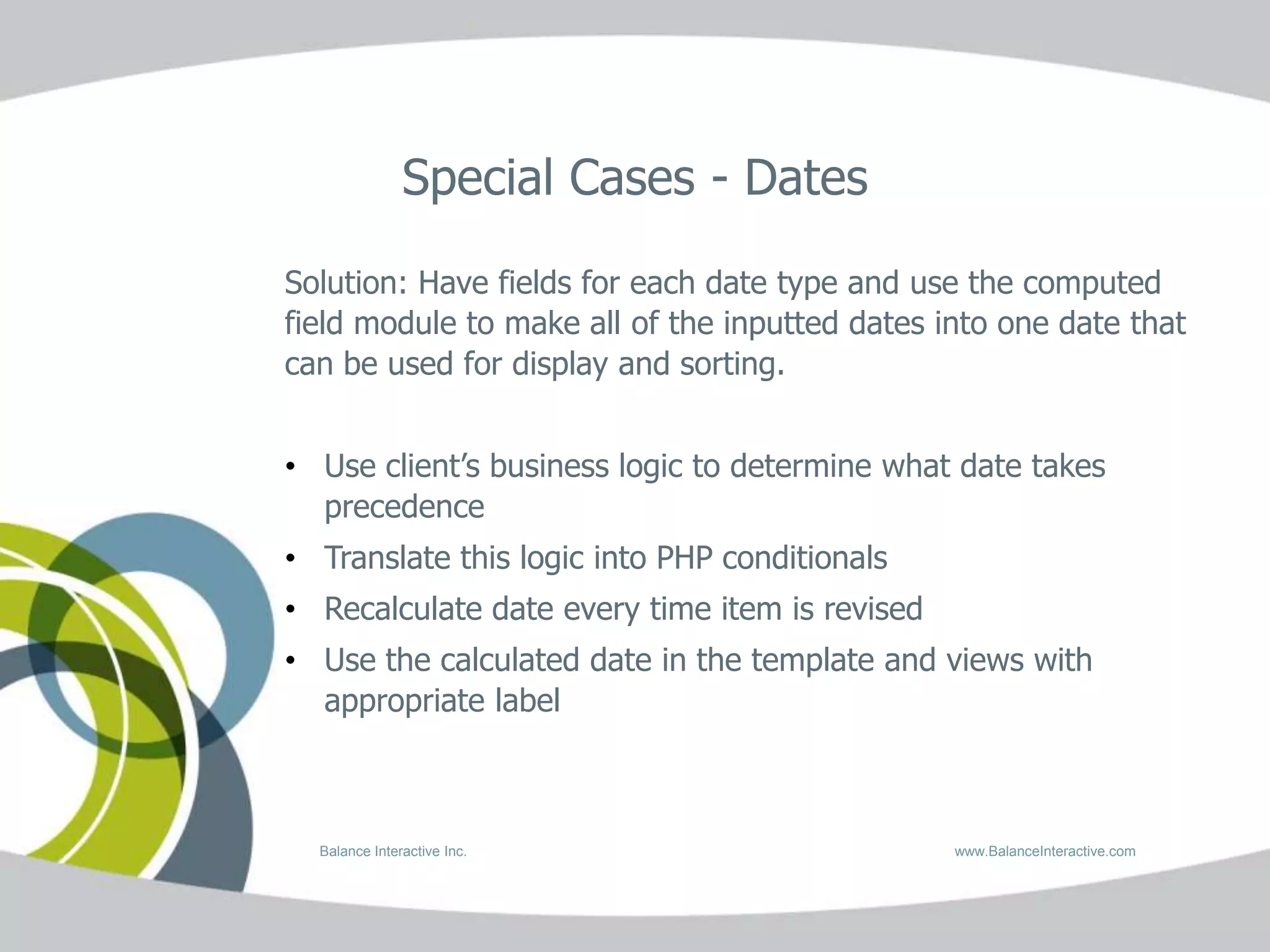Complex Content Structures and Workflow with Drupal | PPTX