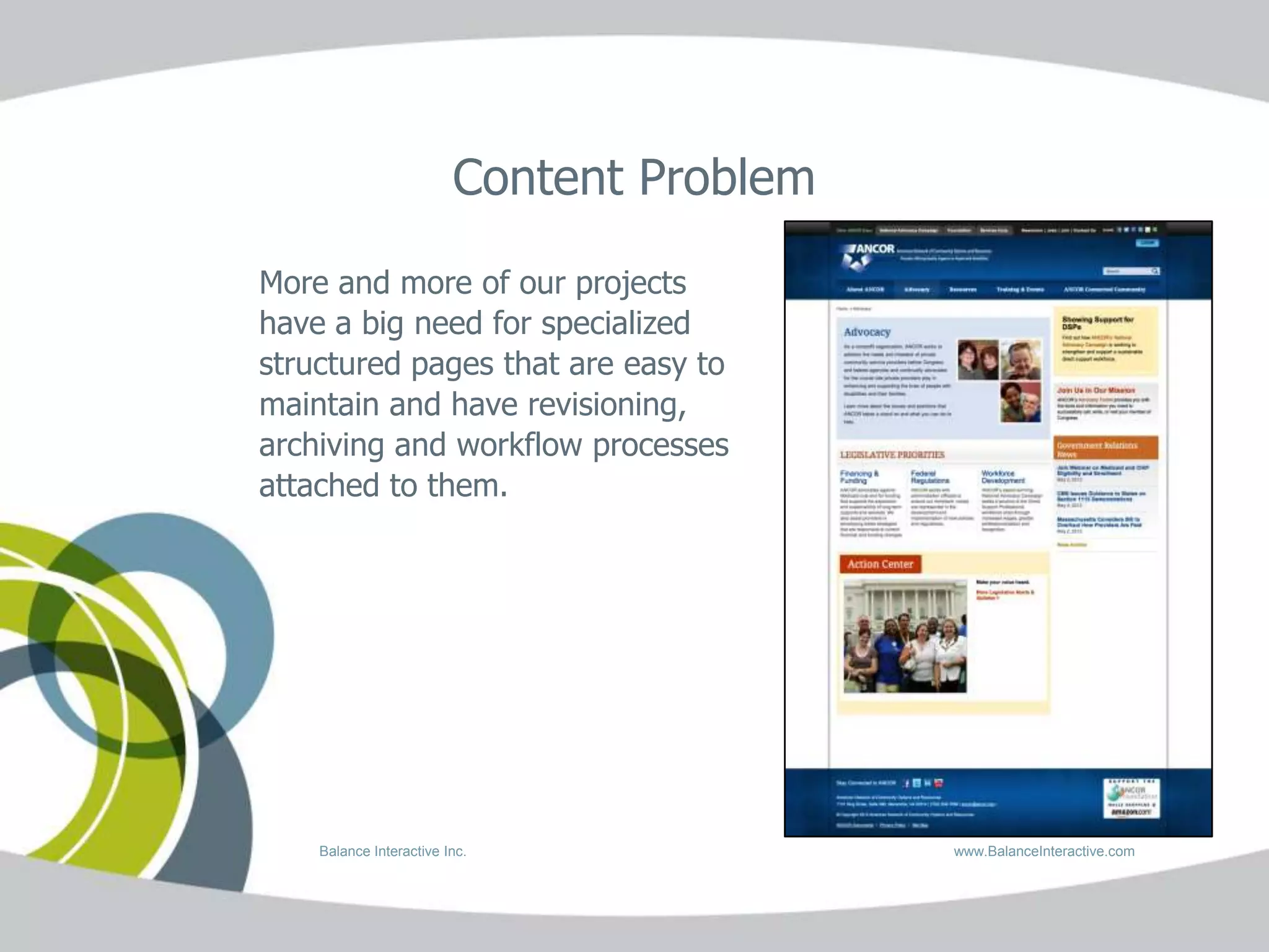Complex Content Structures and Workflow with Drupal | PPTX