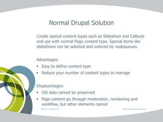 Complex Content Structures and Workflow with Drupal | PPTX