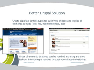 Complex Content Structures and Workflow with Drupal | PPTX