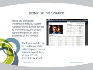 Complex Content Structures and Workflow with Drupal | PPTX