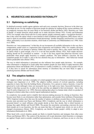 Behavioural Economics & Complex decision making | PDF