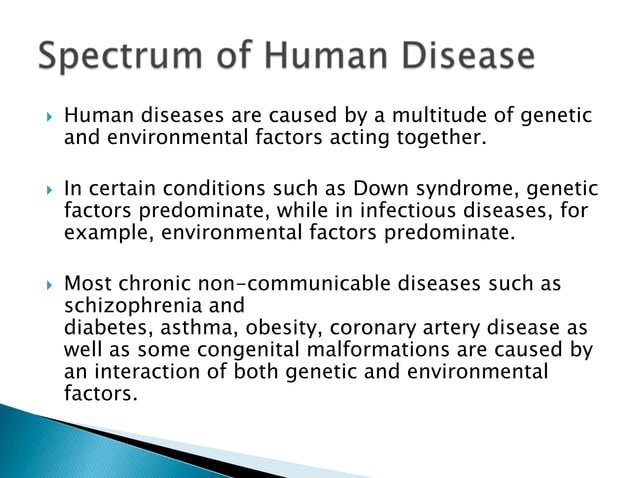 Complex diseases | PPTX | Genetics | Science