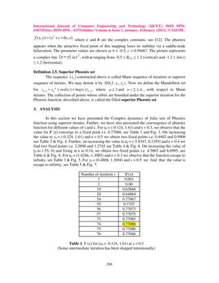 Complex dynamics of superior phoenix set | PDF