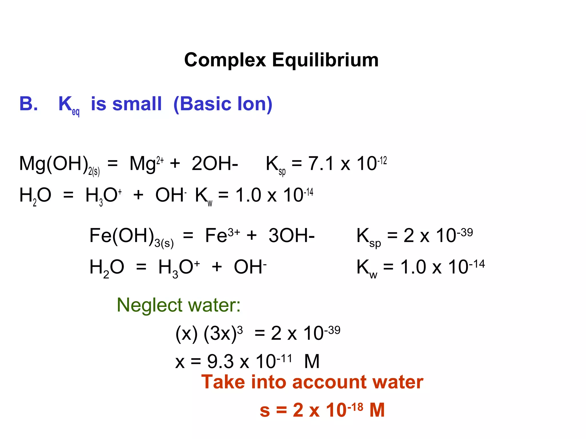Complexequilbrium 140614111328-phpapp02 | PPT