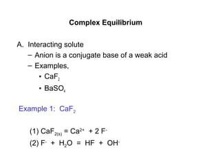 Complexequilbrium 140614111328-phpapp02 | PPT