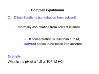 Complexequilbrium 140614111328-phpapp02 | PPT
