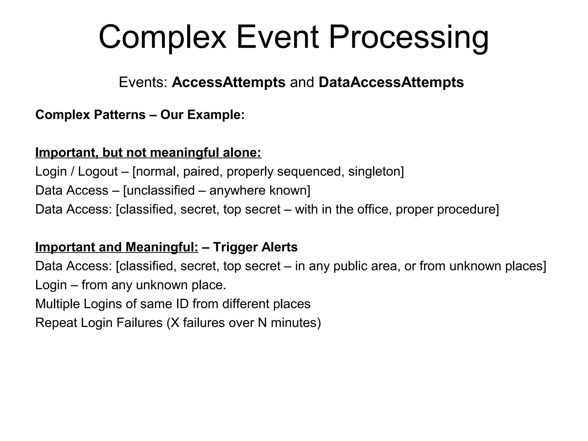 Complex Event Processing | PPT