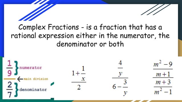Complex fractions | PPTX