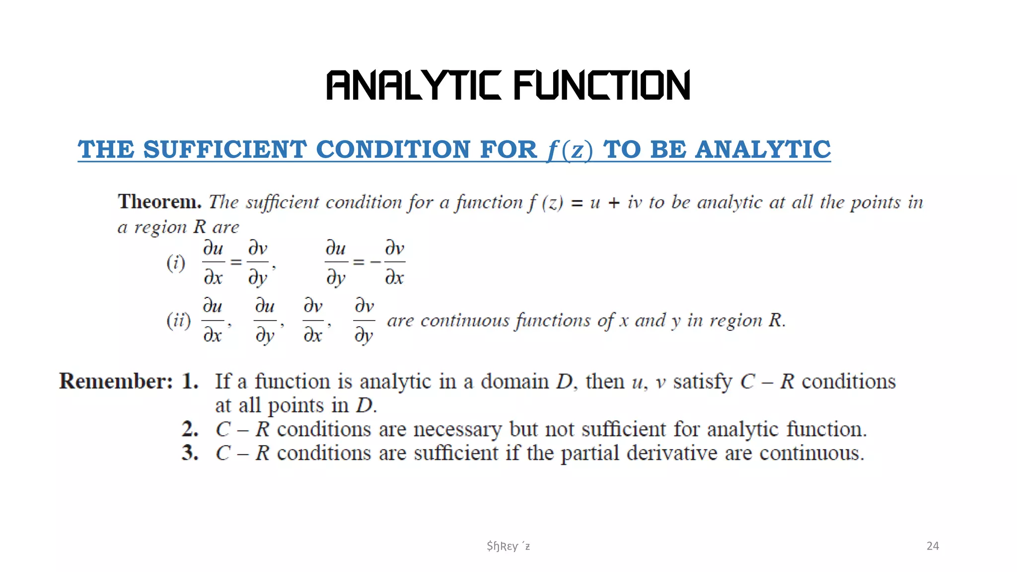 Complex function | PDF