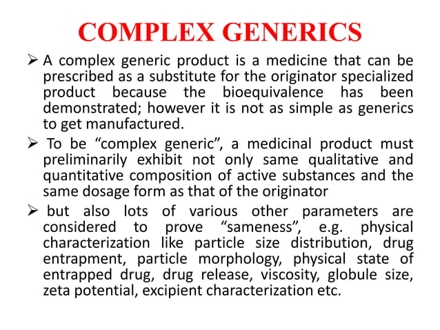 Complex generics | PPTX