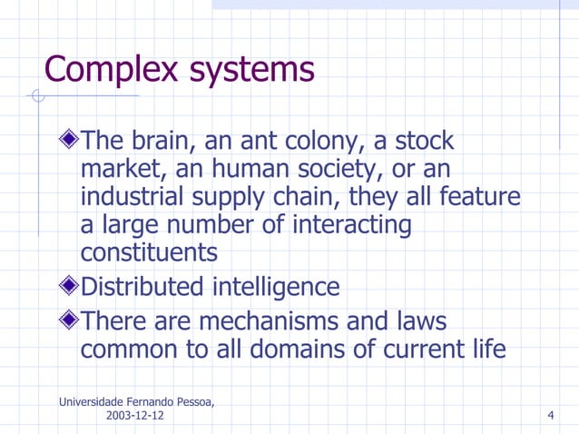 Complexity, the science of the 21st century? | PPT