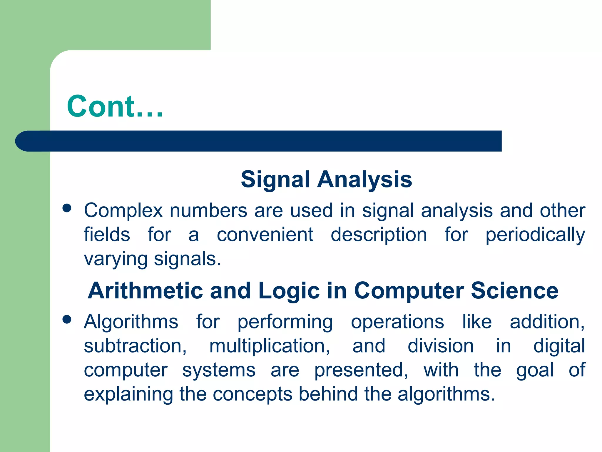 Complex integration its uses and types | PPT