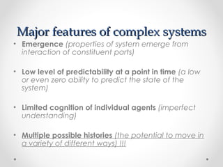 Complexity and Autonomy of Social Science | PPT
