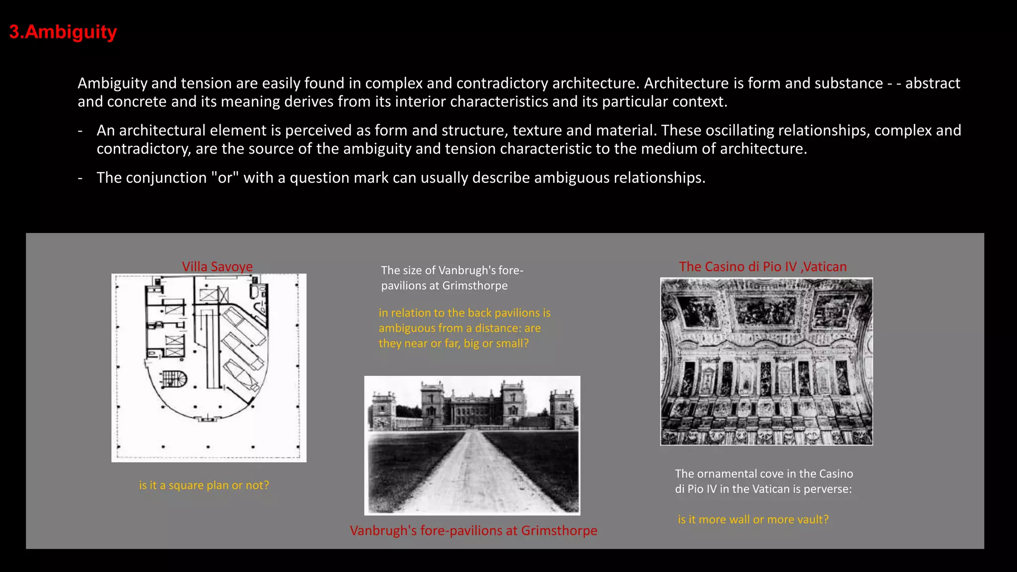 Complexity and contradiction in architecture by Robert venturi | PPT
