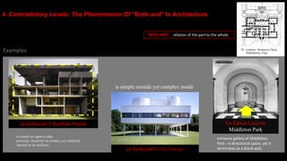 Complexity and contradiction in architecture by Robert venturi | PPT